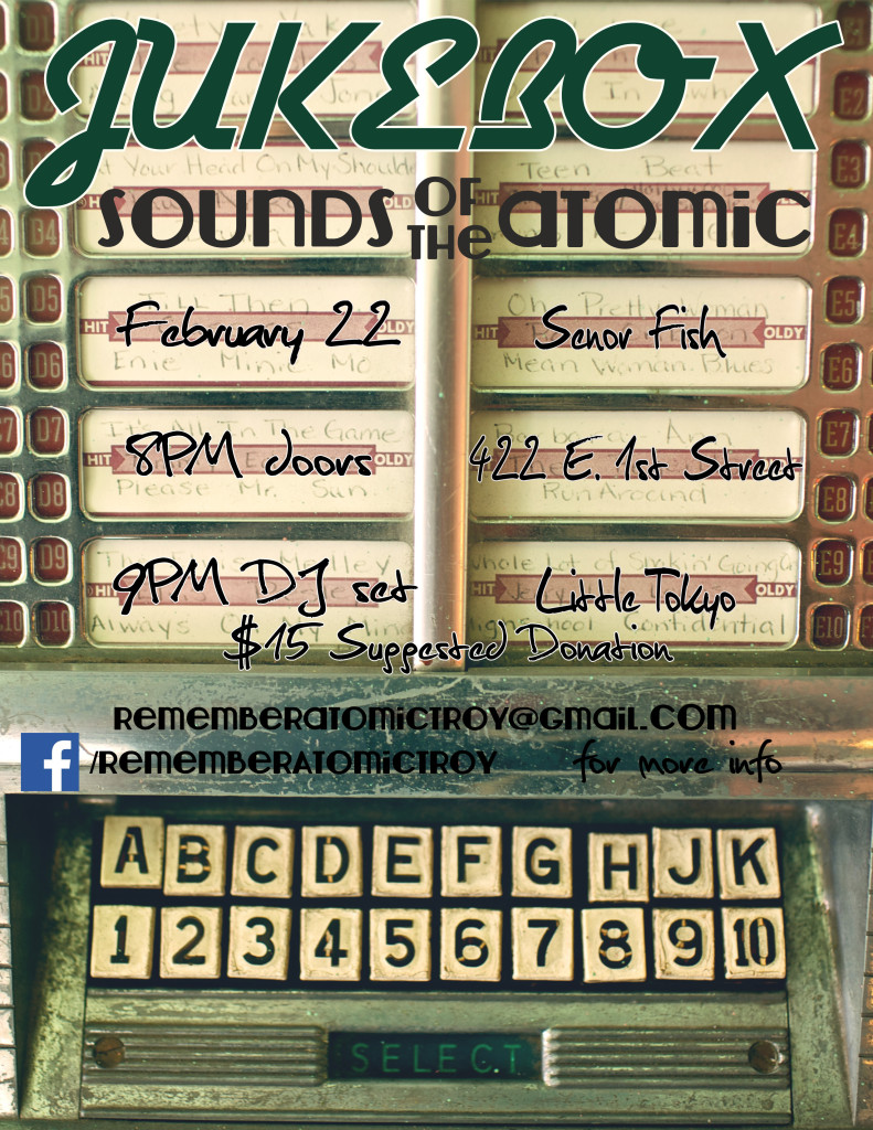 JUKEBOX: Sounds of the Atomic – February 22nd – LARABA